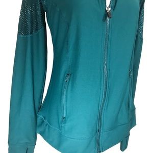Xersion | Tops | Xersion Deep Teal Zipup Workout Jacket | Poshmark